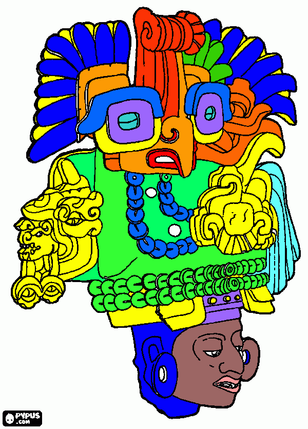 pénacho :) para colorear, pénacho :) para imprimir